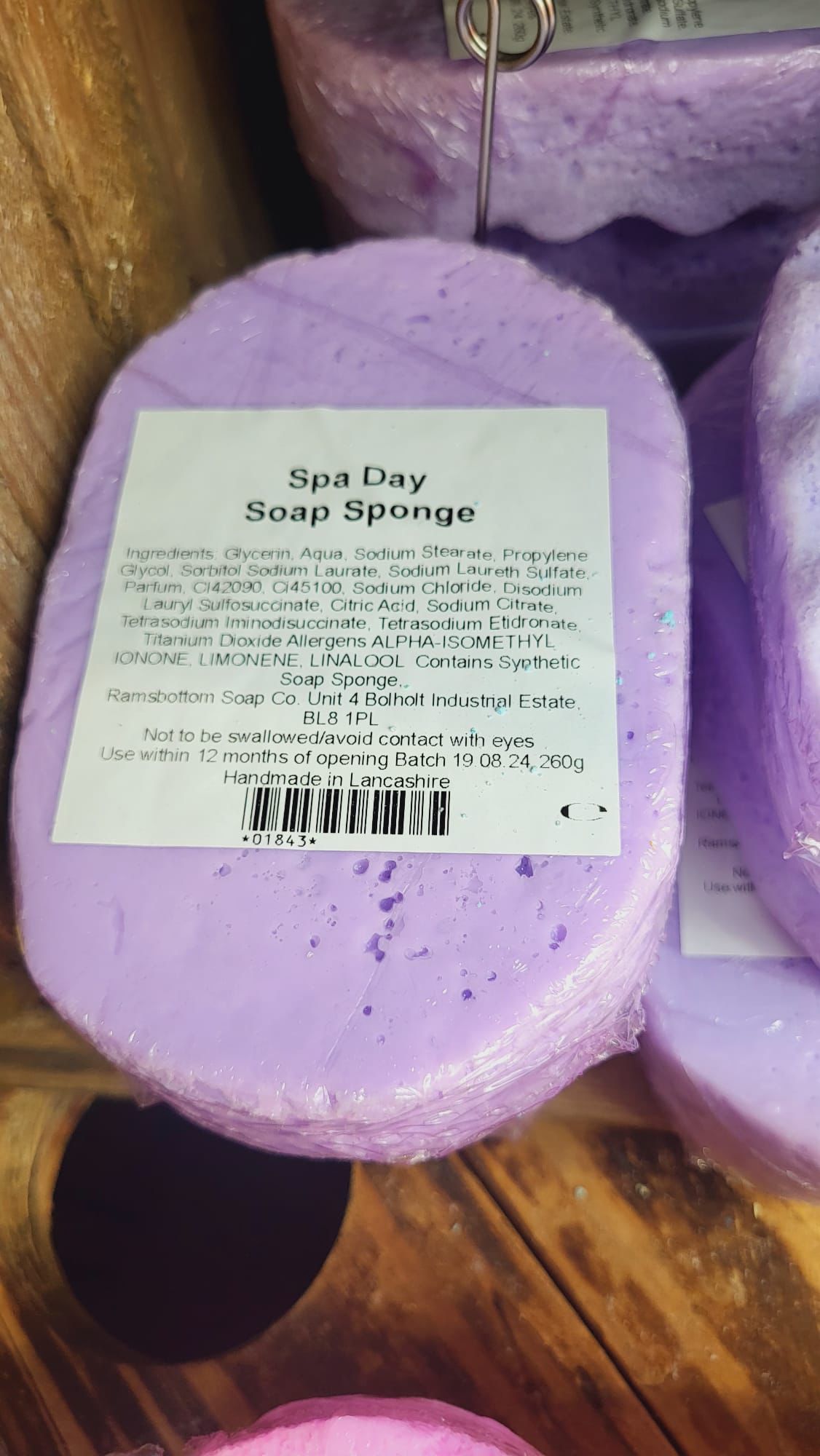 SPA DAY SOAP SPONGE - Bubble Den